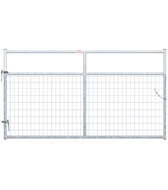 Behlen 10 ft. Gray 2 in. by 4 in. Wire Mesh Ranch Gate - Wilco Farm Stores